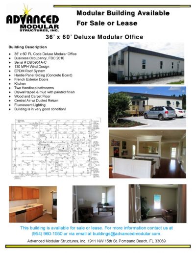 Used Modular Buildings for Sale or Lease