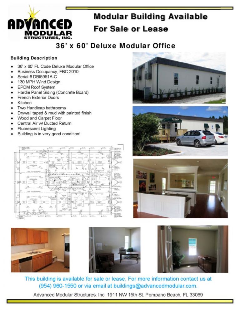 Used Modular Buildings for Sale or Lease
