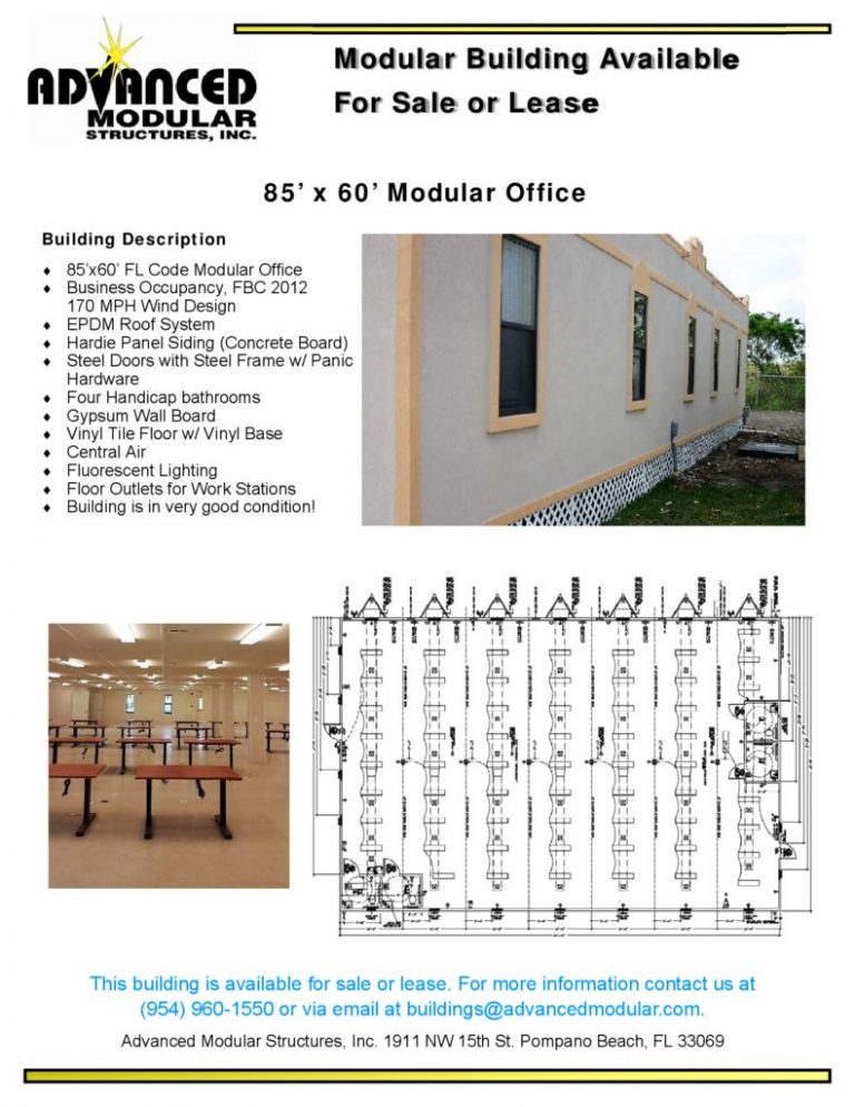 Used Modular Buildings for Sale or Lease