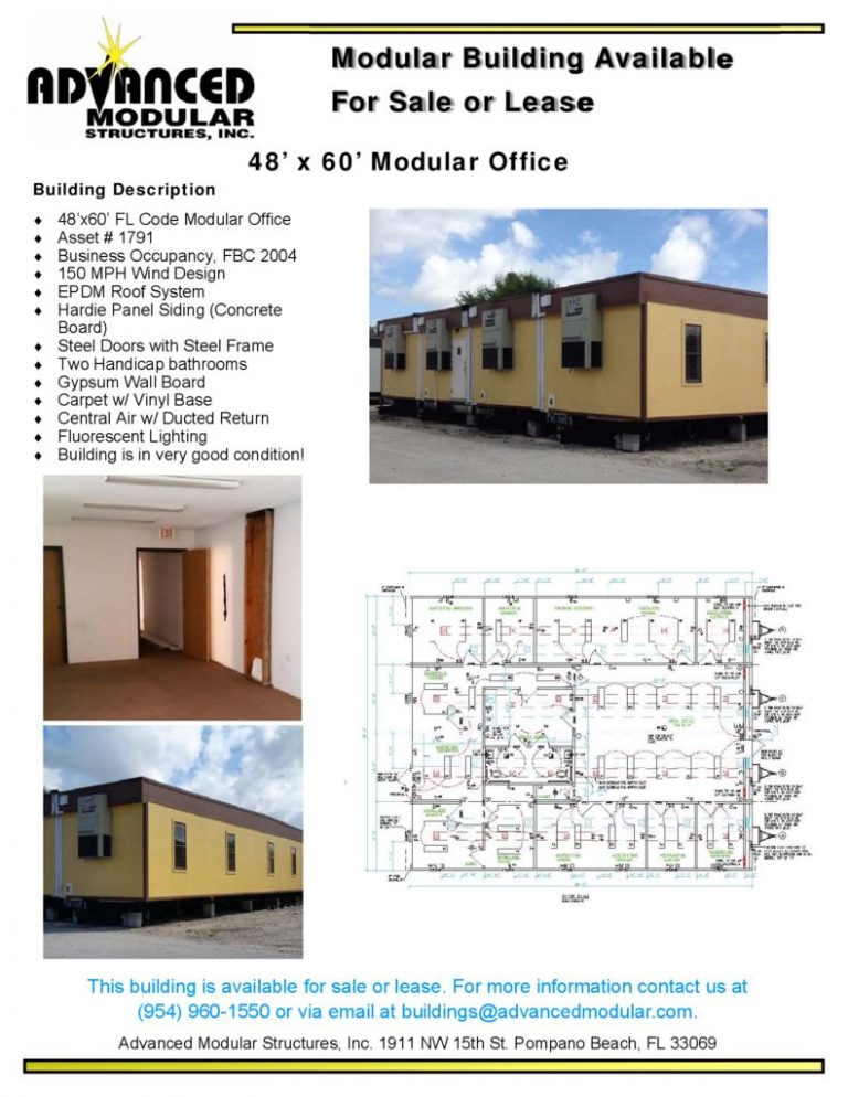 Used Modular Buildings for Sale or Lease